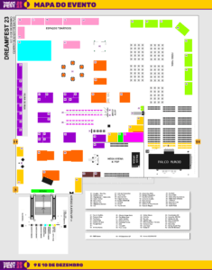 Mapa do Evento – Dreamfest – Mega Festival Geek